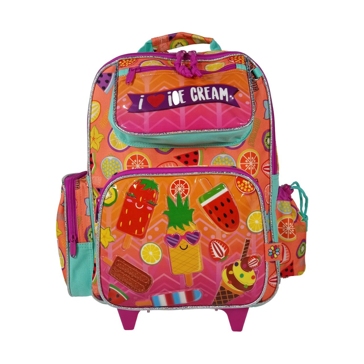 MOCHILA BOLSA DE RODINHA INFANTIL MEDIA CHENSON PICOLE - Sacks Center