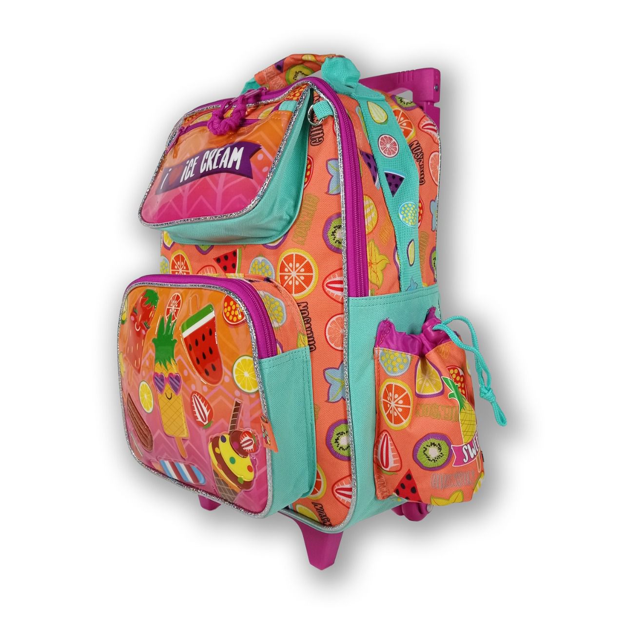 MOCHILA BOLSA DE RODINHA INFANTIL MEDIA CHENSON PICOLE - Sacks Center