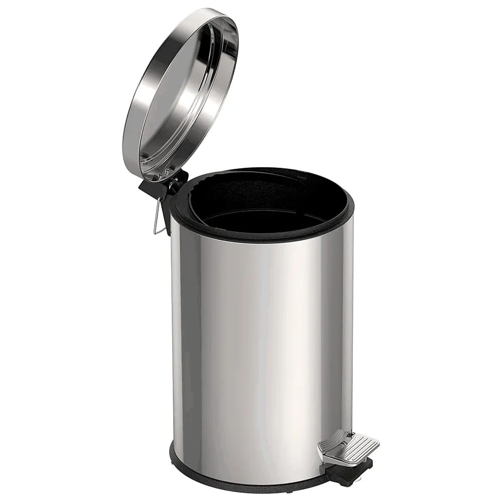 LIXEIRO AÇO INOX 8 LITROS - Sacks Center