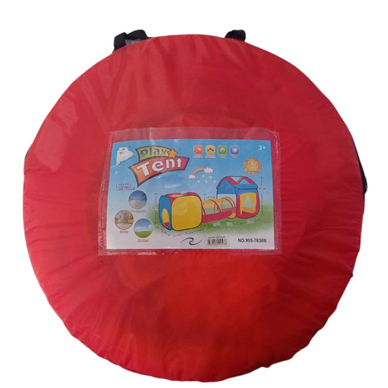 Barraca Toca Infantil Dobravel 3 Em 1 Com Tunel - Sacks Center