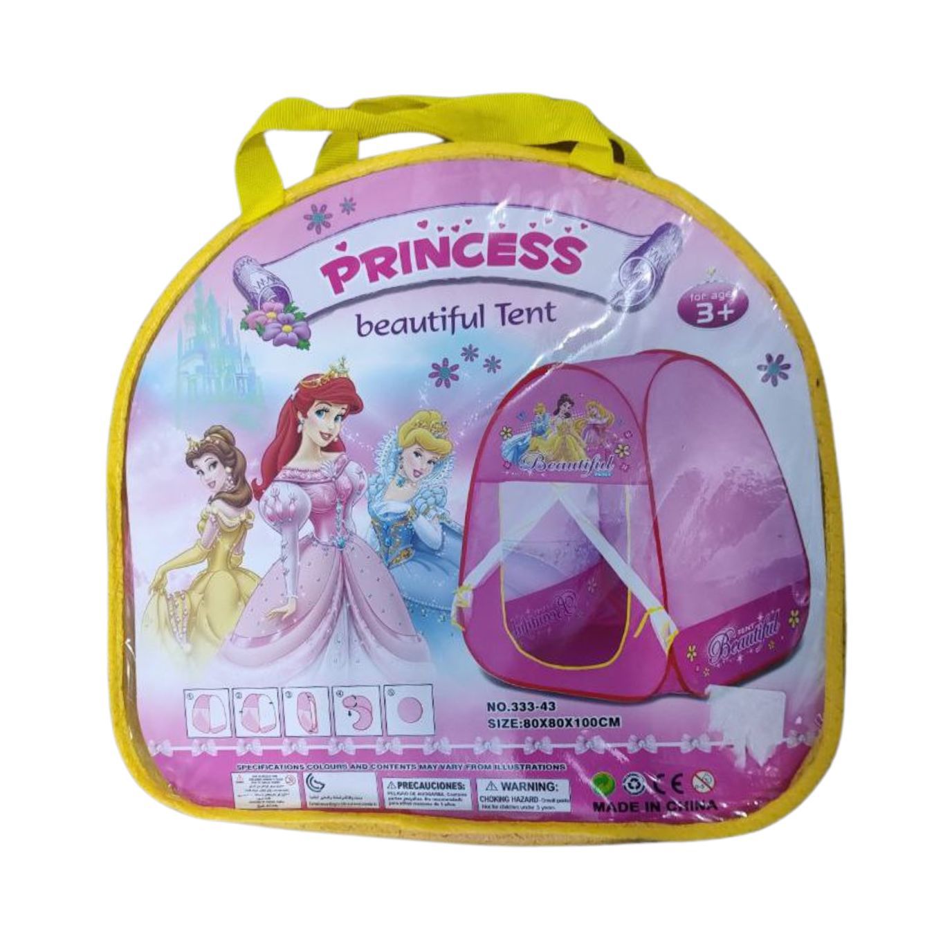 Barraca Toca Infantil Dobravel Das Princesas - Sacks Center