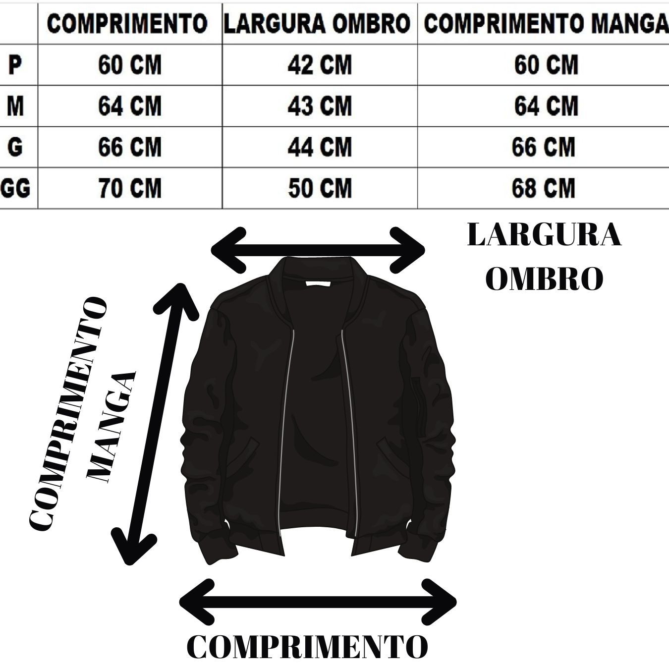 Jaqueta Masculina Bomber Impermeavel Tamanho:GG;Cor:Preto - Sacks Center