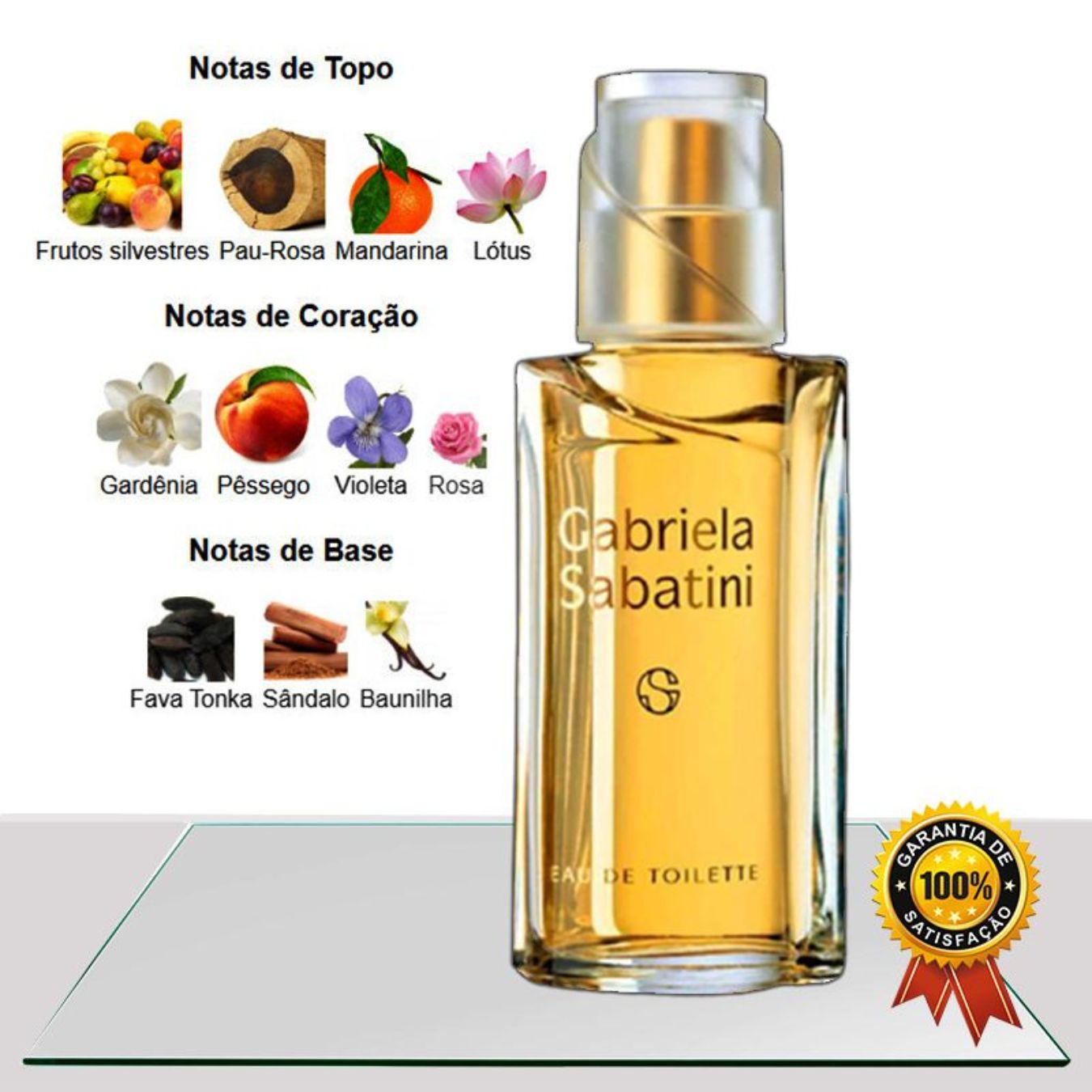 Perfume Gabriela Sabatini 60ml - 100% Original E Lacrado - Sacks Center