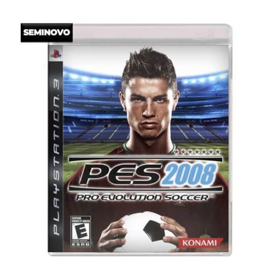 Jogo PES 2008 Pro Evolution S. PS3 Fisico Original Seminovo - Machado ...