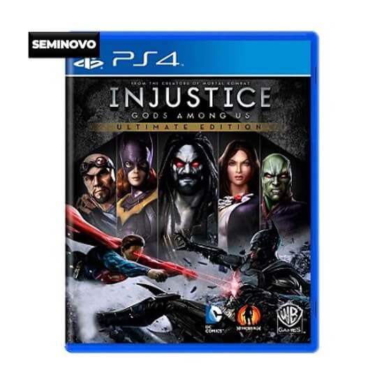 Jogo Injustice PS4 Mídia Física Original (Seminovo) - Machado Games ...