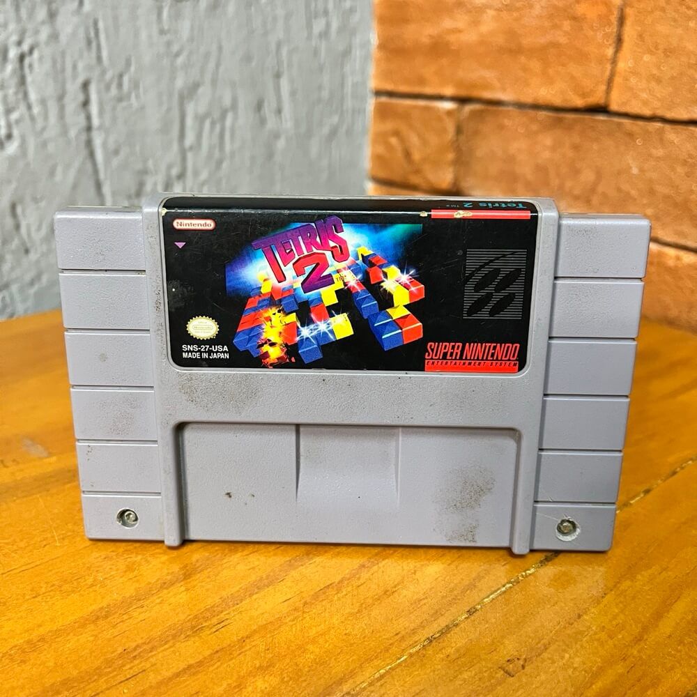 Jogo Tetris 2 SNES Super Nintendo Original Seminovo - Machado Games ...