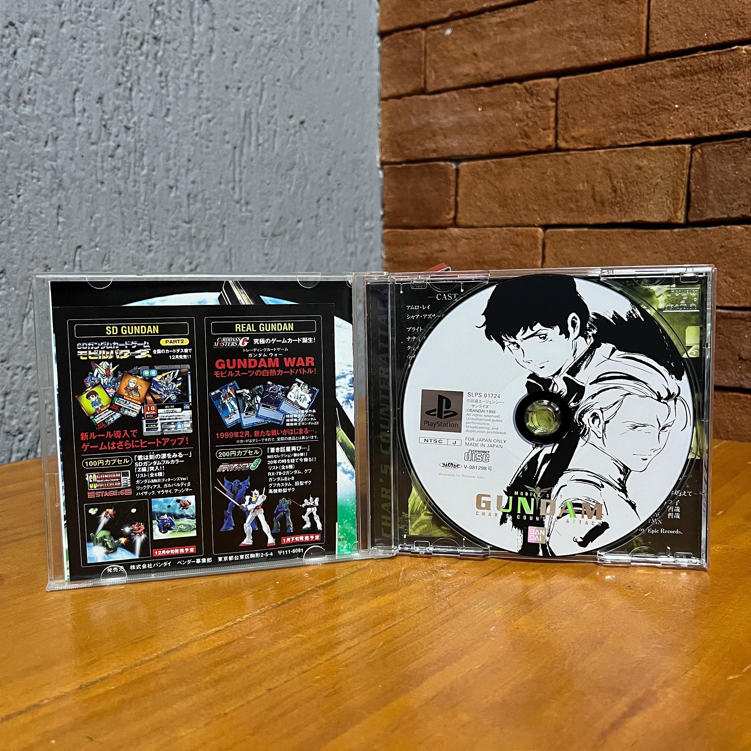 Jogo Gundam Char Counterattack PS1 Japonês Original Seminovo - Machado ...