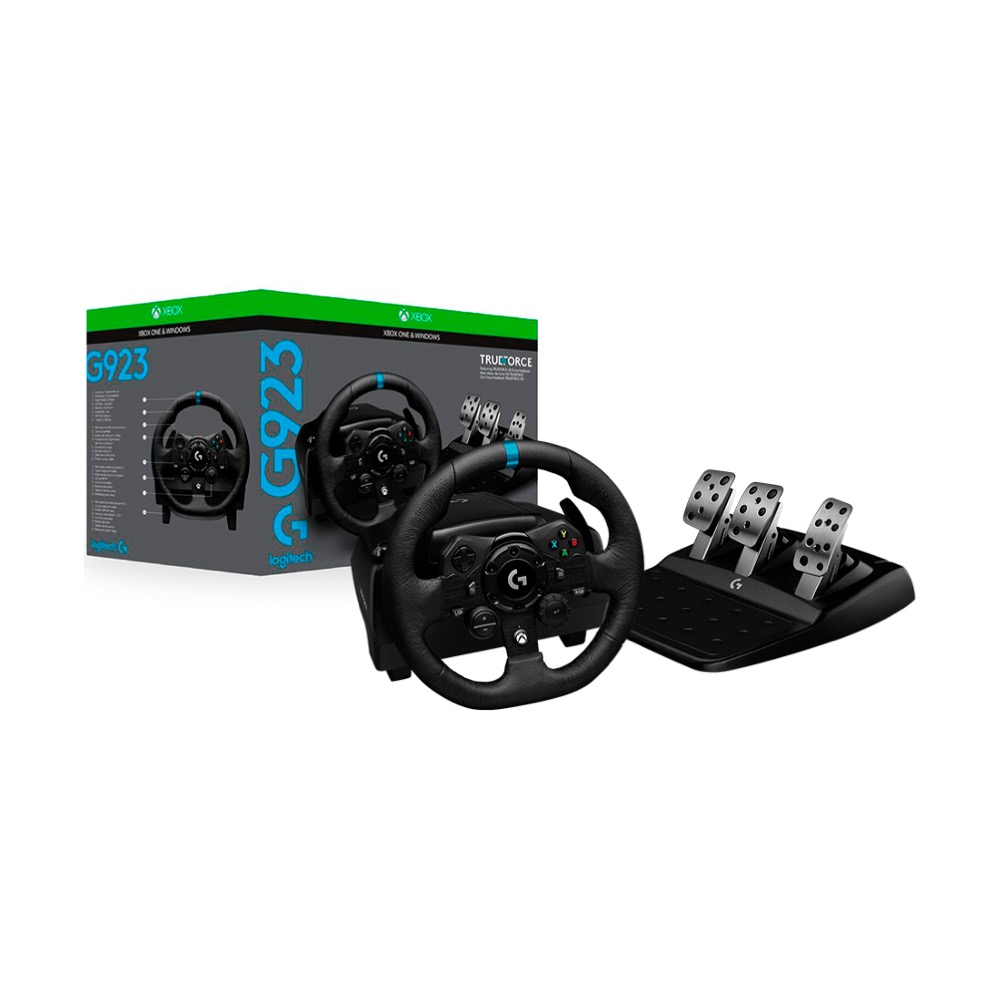 Volante Logitech G923 Xbox Series S/X, One e PC True Force - Machado ...