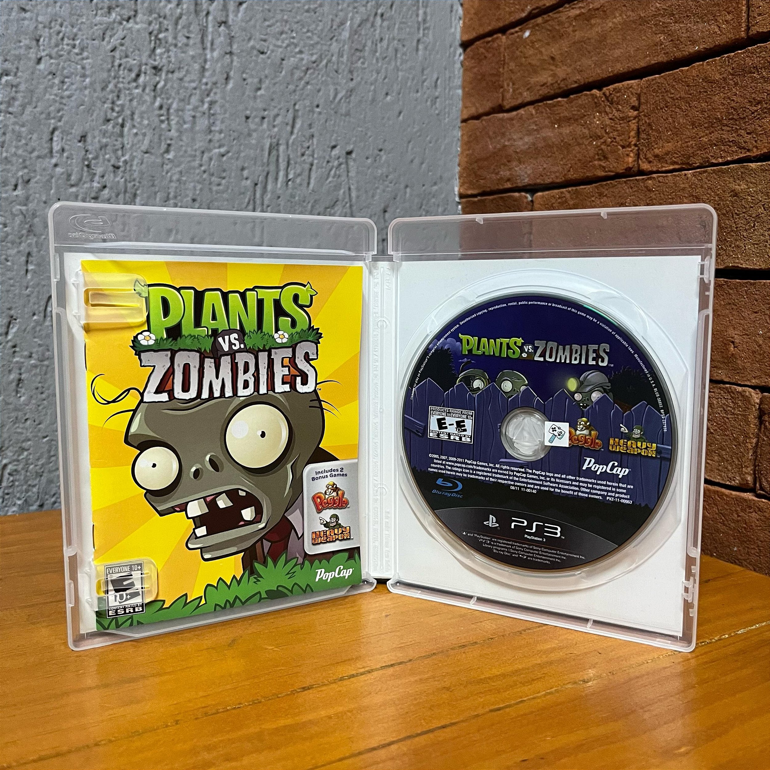 Jogo Plants Vs Zombies PS3 Mídia Física Original (Seminovo) - Machado ...