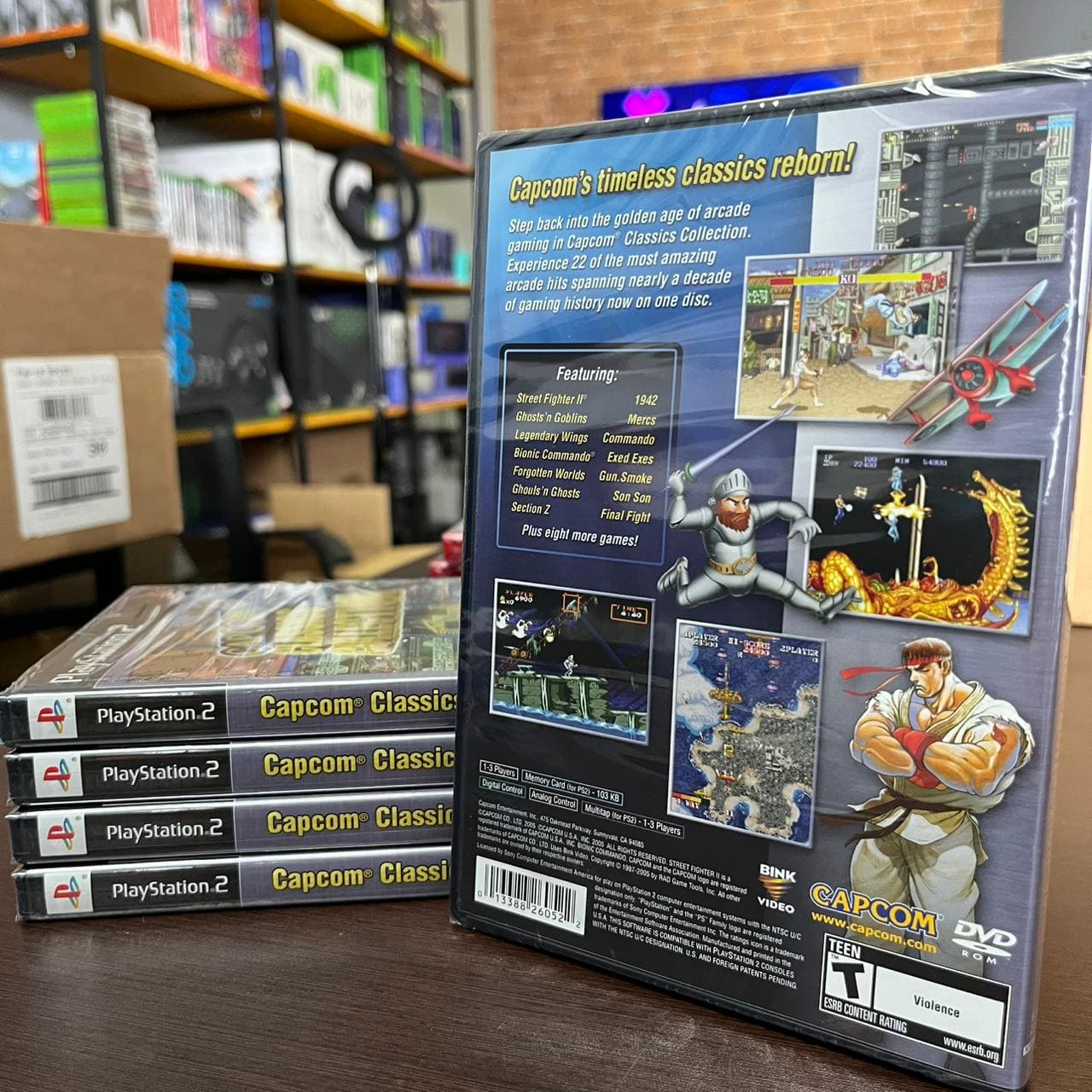 Jogo Capcom Classic Collection PS2 Físico Original (Lacrado) - Machado ...