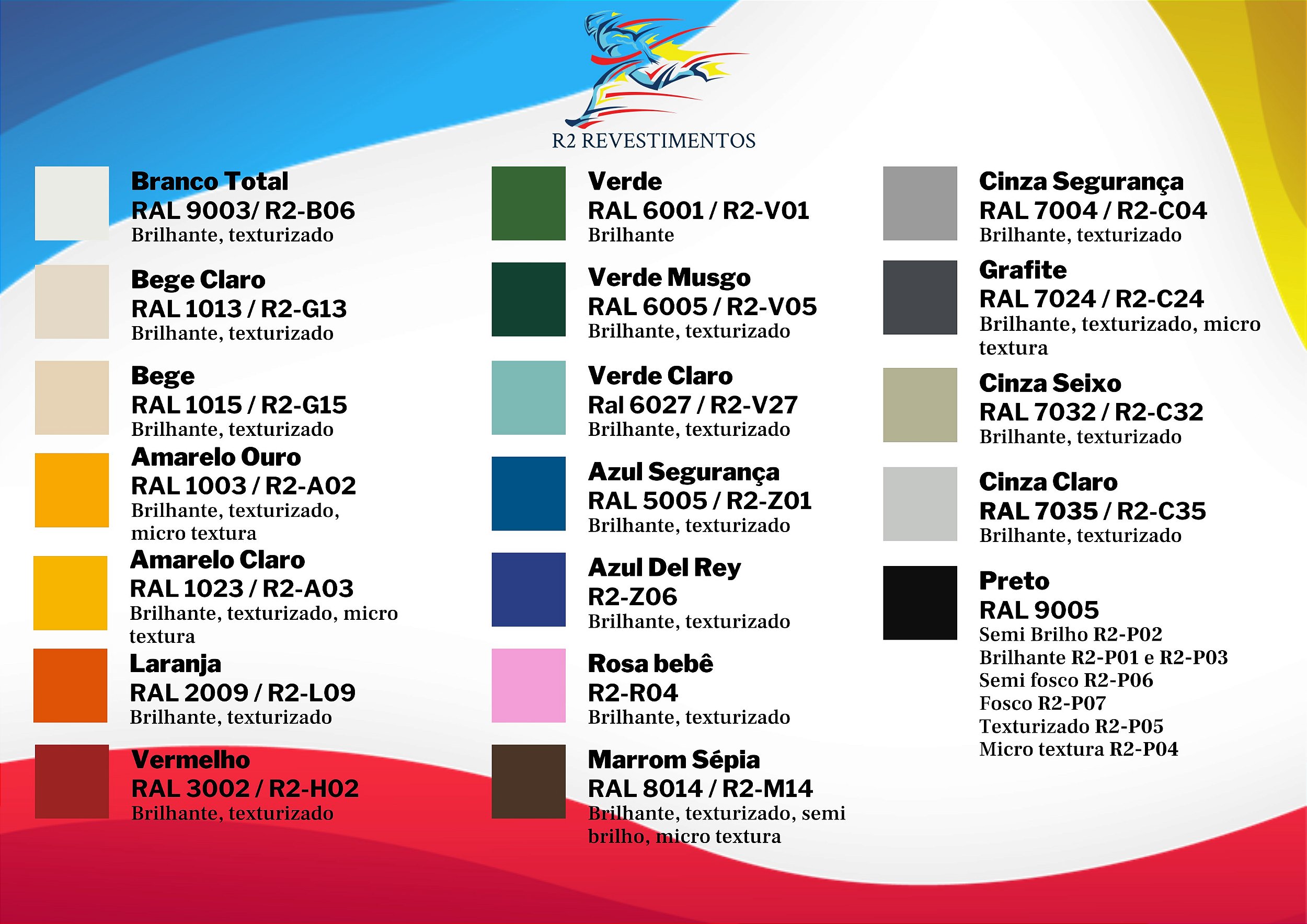 Tinta Eletrostática Branco Total (RAL 9003) | R2 Revestimentos - R2 ...