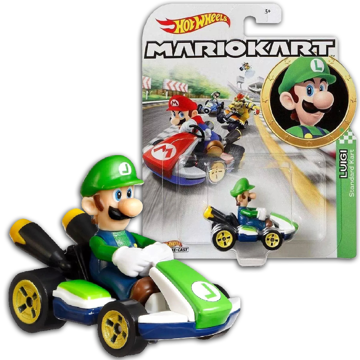 Carrinho Mario Kart Hot Wheels 1:64 Original - Mattel Gbg25 - De ...