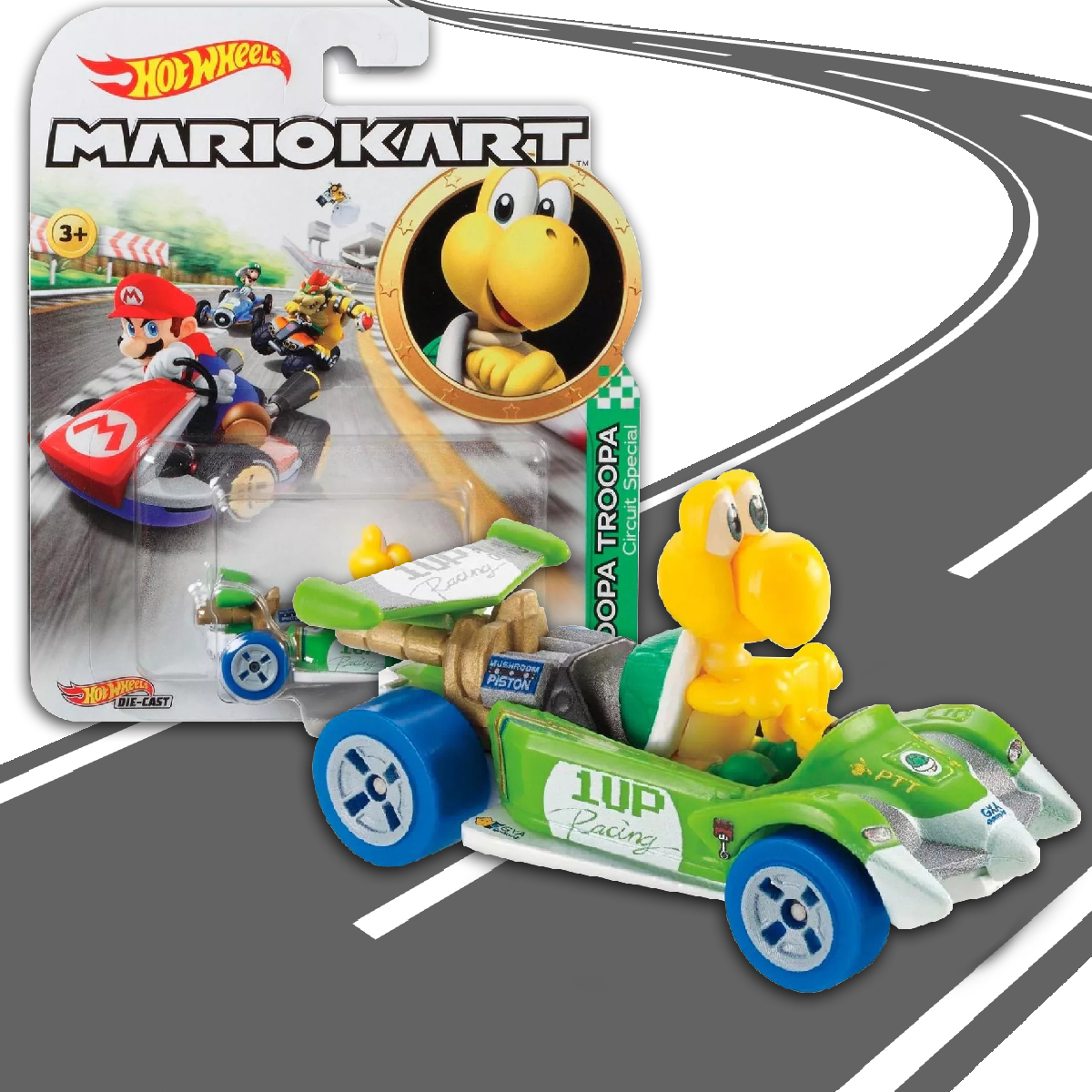 Carrinho Mario Kart Hot Wheels 1:64 Original - Mattel Gbg25 - De ...