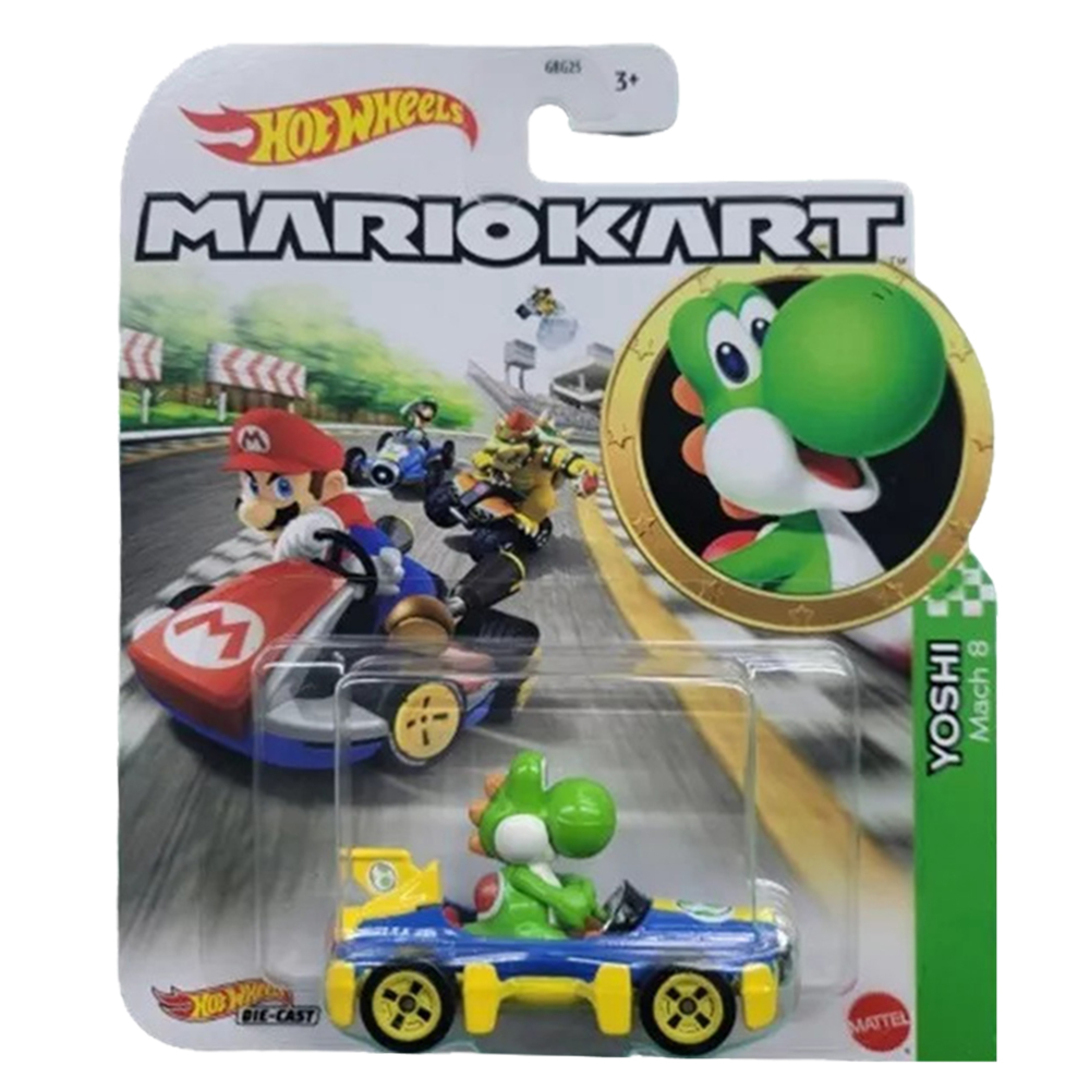 Carrinho Mario Kart Hot Wheels 1:64 Original - Mattel Gbg25 - De ...