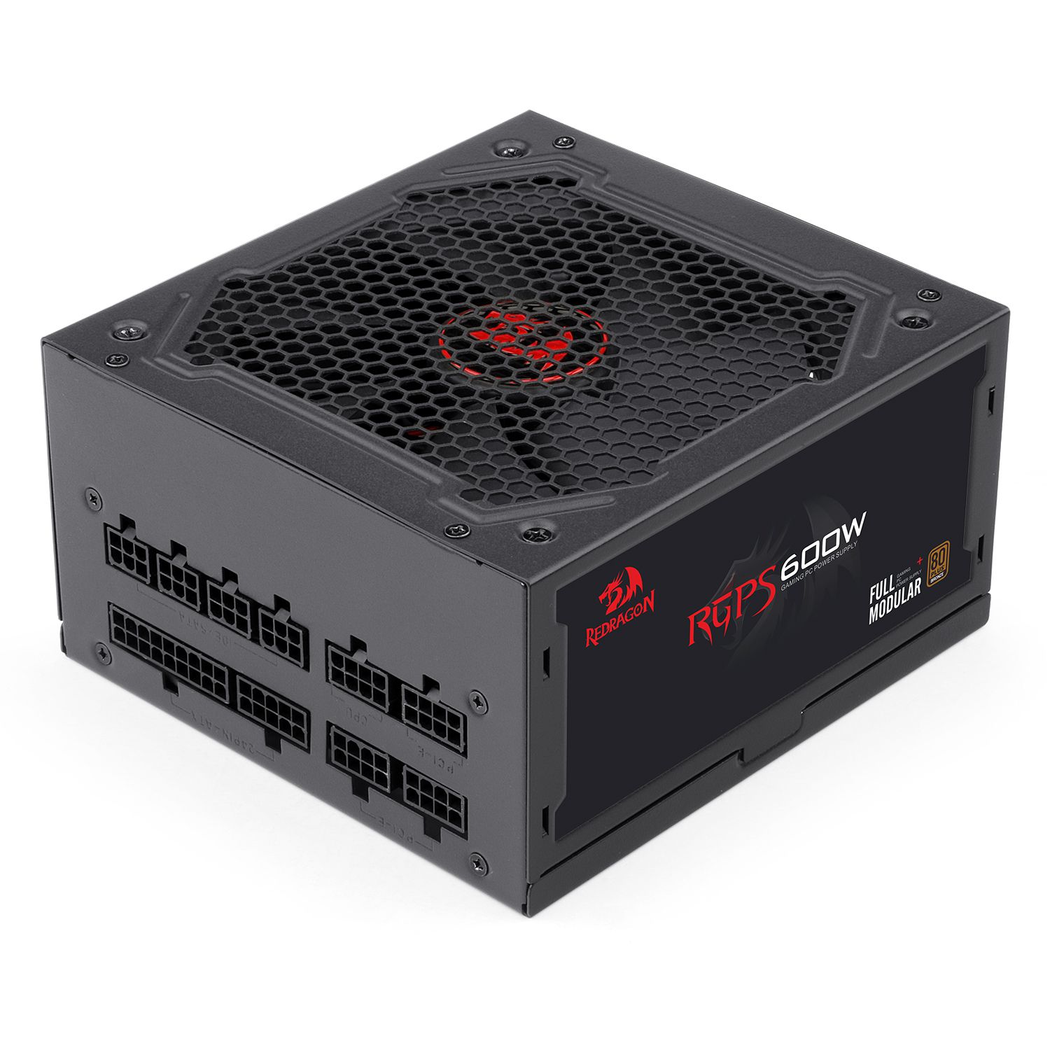 FONTE REDRAGON 600W FULL MODULAR 80 PLUS BRONZE - New York Informatica