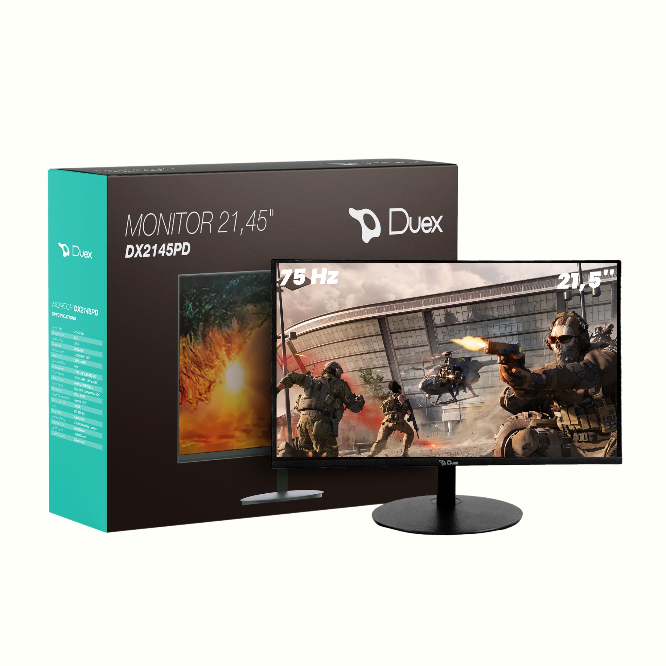 MONITOR 21.5" 75Hz - Duex - New York Informatica
