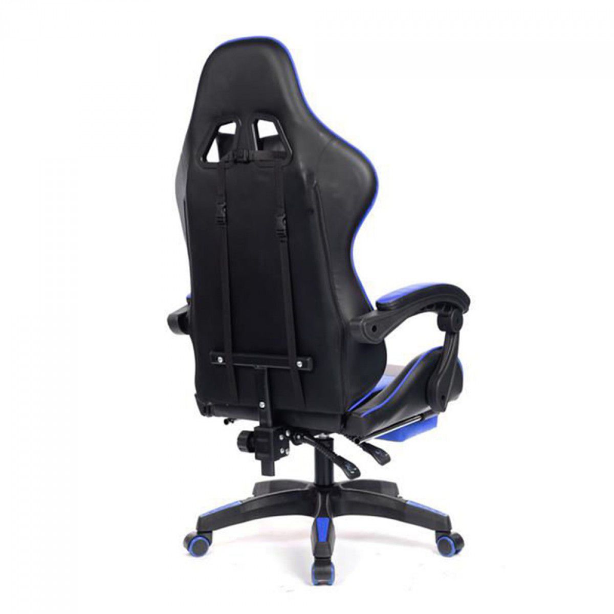 Cadeira Gamer Azul Com Apoio para os pés e Altura Ajustável - New York ...