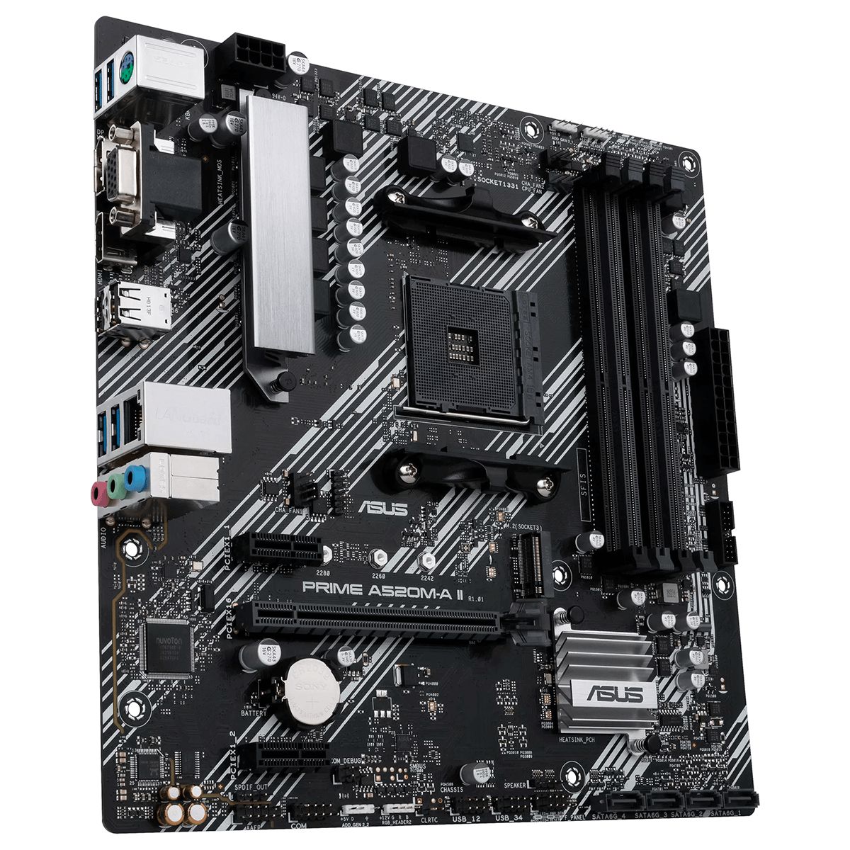 PLACA MAE AMD ASUS PRIME A520MA II DDR4 AM4 - New York Informatica