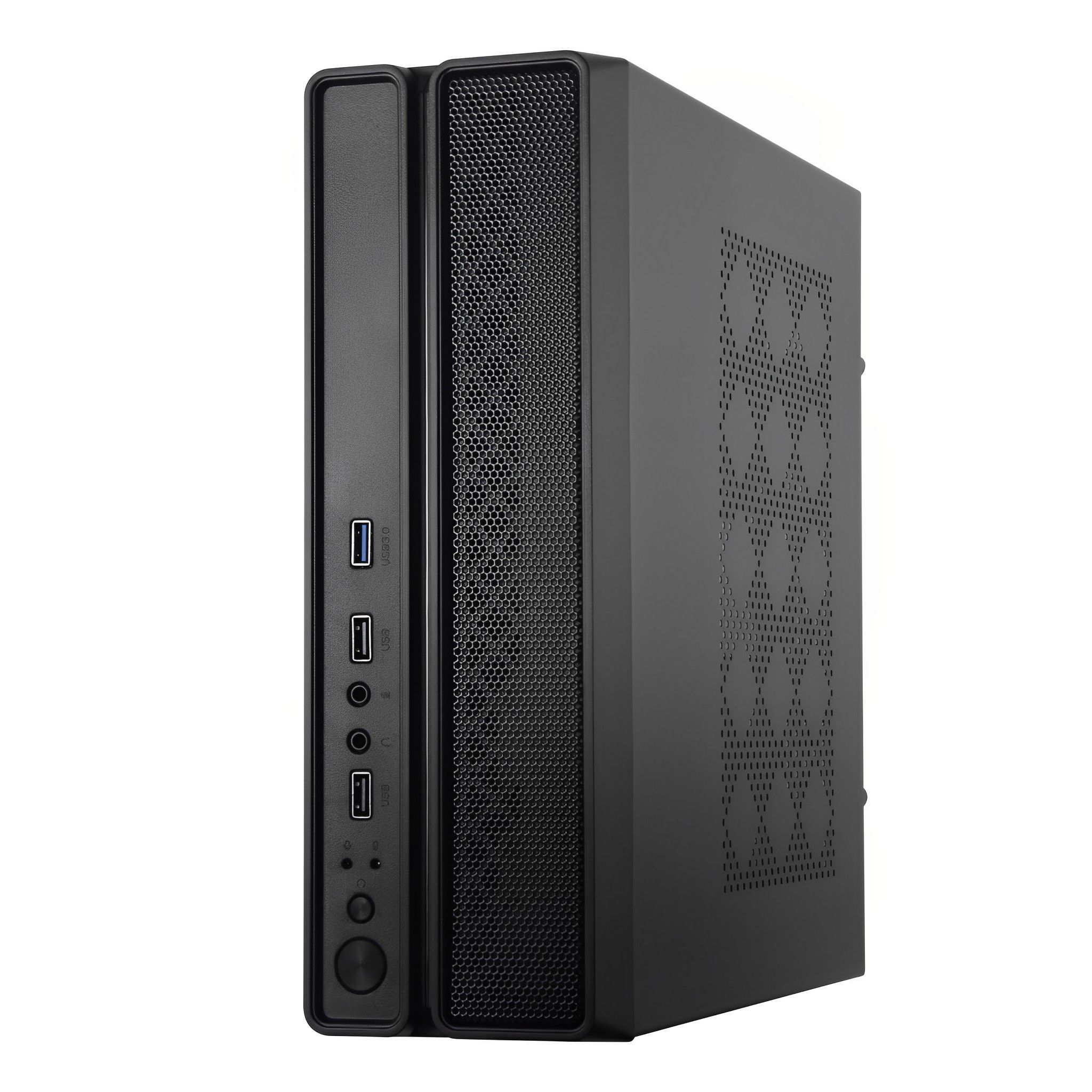 GABINETE SLIM COM FONTE 200W SLIMDESK BG-2002 PRETO BLUECASE - USB 3.0 ...