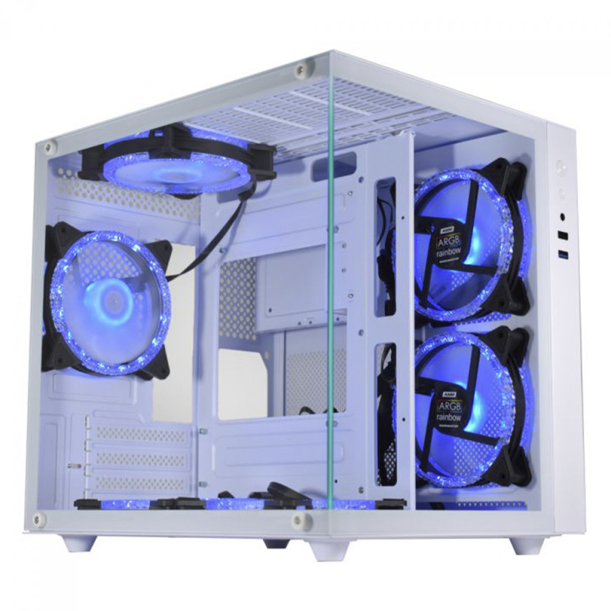 Gabinete Gamer K-MEX Aquario - Sem Fan - CG-W2SB - New York Informatica