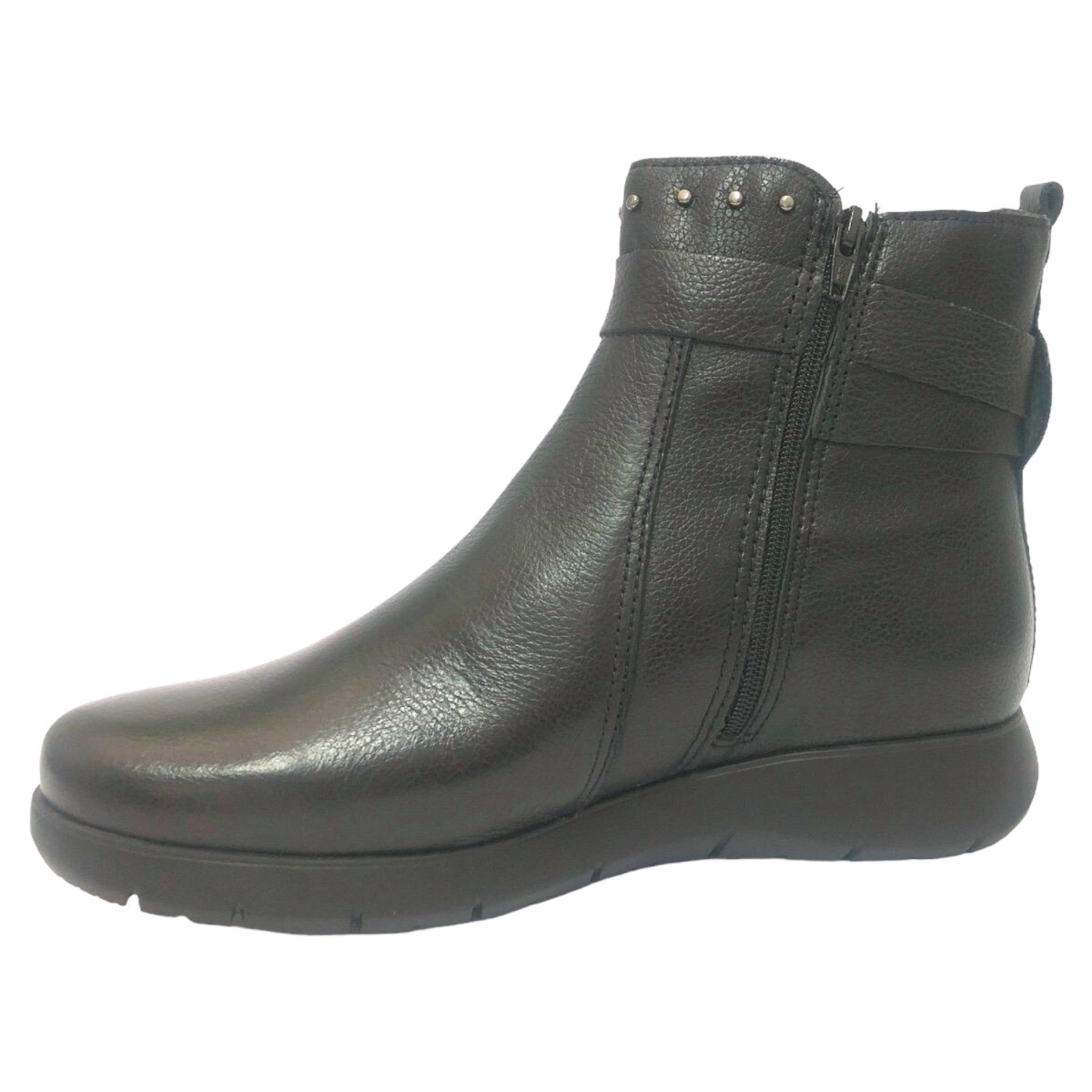 Bota Bottero Cano Curto Ref. 361504 Couro Atanado Napoli Cor: Preto ...