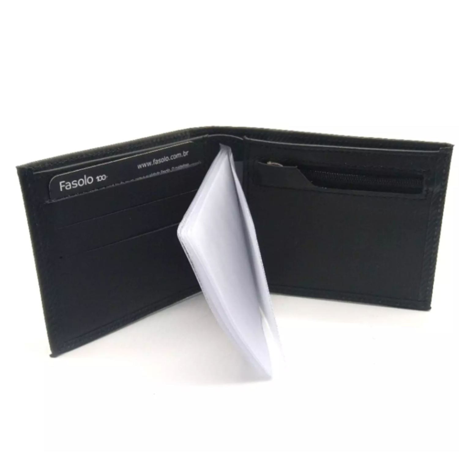 Carteira Fasolo Masculina Fasolo Ref. K720037751 Soft Risque Cor: Preto ...