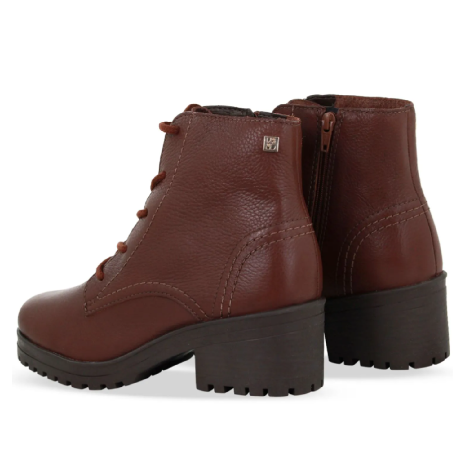 Bota Bottero Ref. 349101 Cano Curto Coturno Cor: Wood - Altamir Calçados