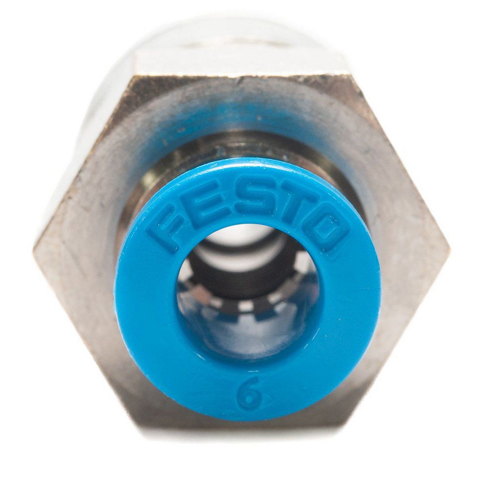 Conexão Pneumática Engate Rápido QS-3/8-6 Rosca 3/8 x 6mm - Festo - Engenorma