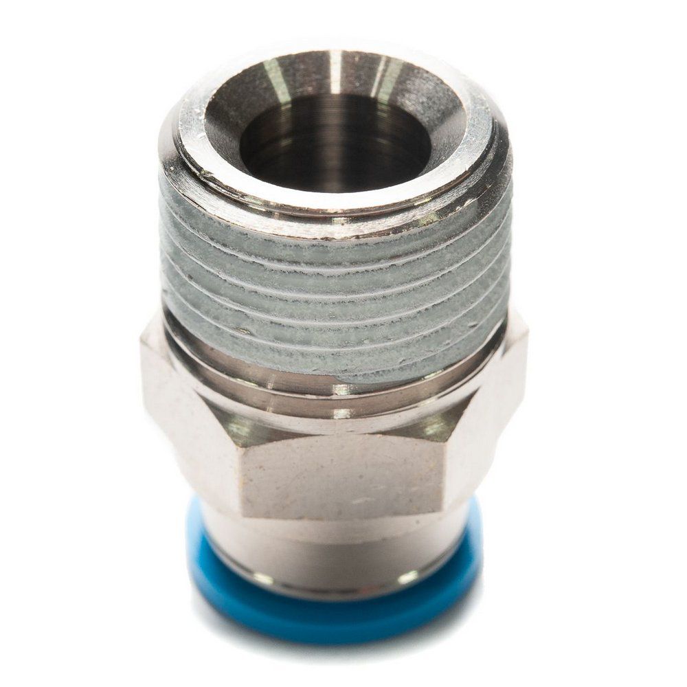 Conexão Pneumática Engate Rápido Rosca 1/2 x 12mm QS-1/2-12 - Festo - Engenorma