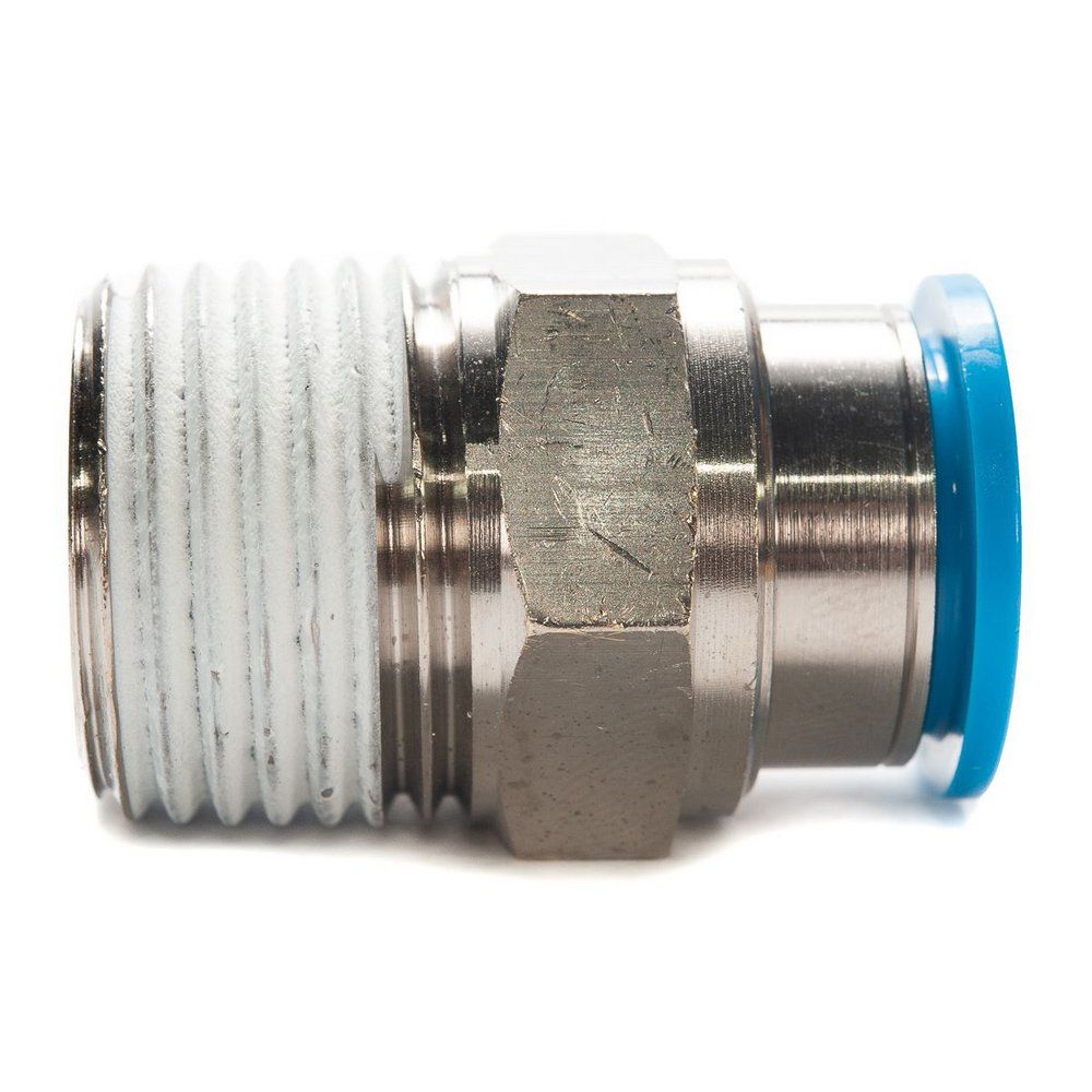 Conexão Pneumática Engate Rápido Rosca 1/2 x 12mm QS-1/2-12 - Festo - Engenorma