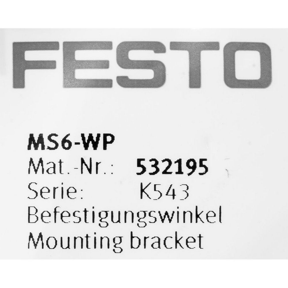 Suporte de Montagem para fixação em Parede MS6-WP - Festo - Engenorma