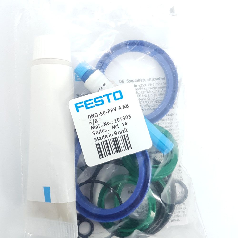 Kit Jogo de Reparo do Cilindro DNG- 50-PPV-A AB 6/87 - Festo - Engenorma