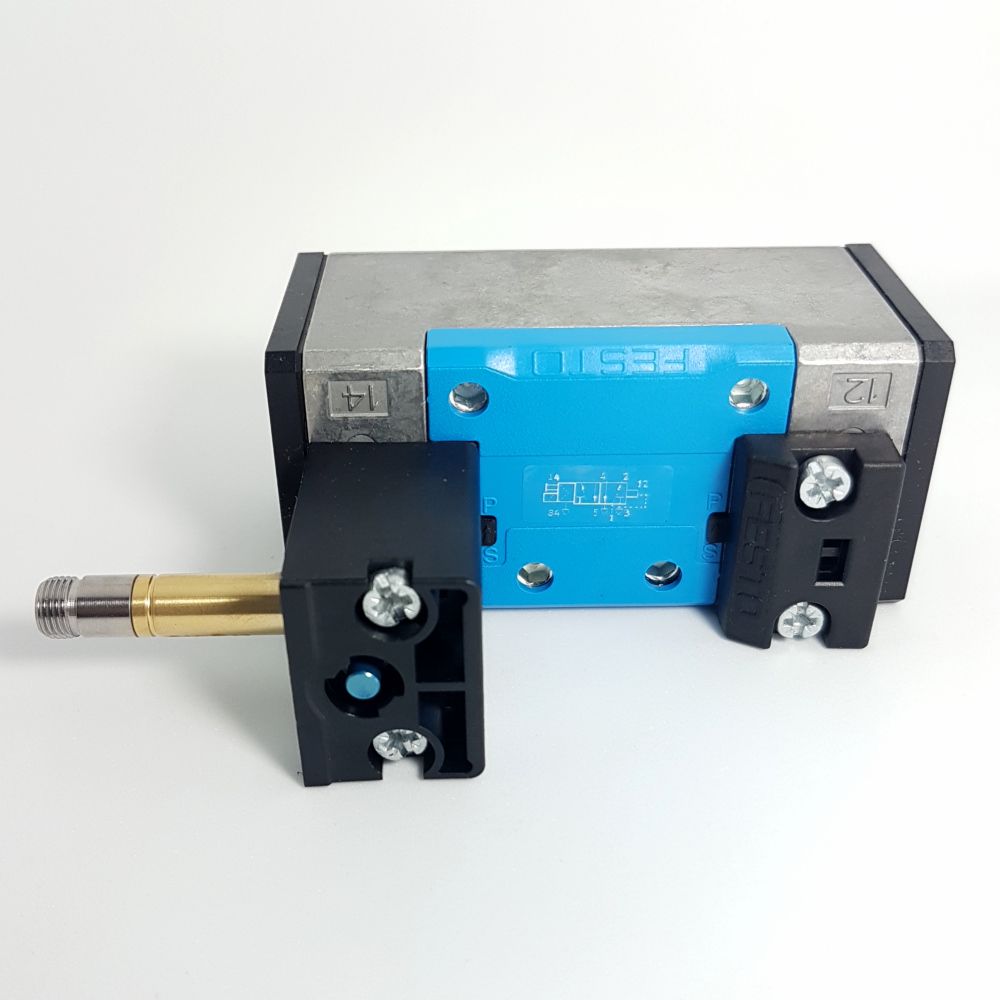 Vávula Soleníide MFH-5/2-D-1-C - 5/2 Vias Monoestável - Festo - Engenorma