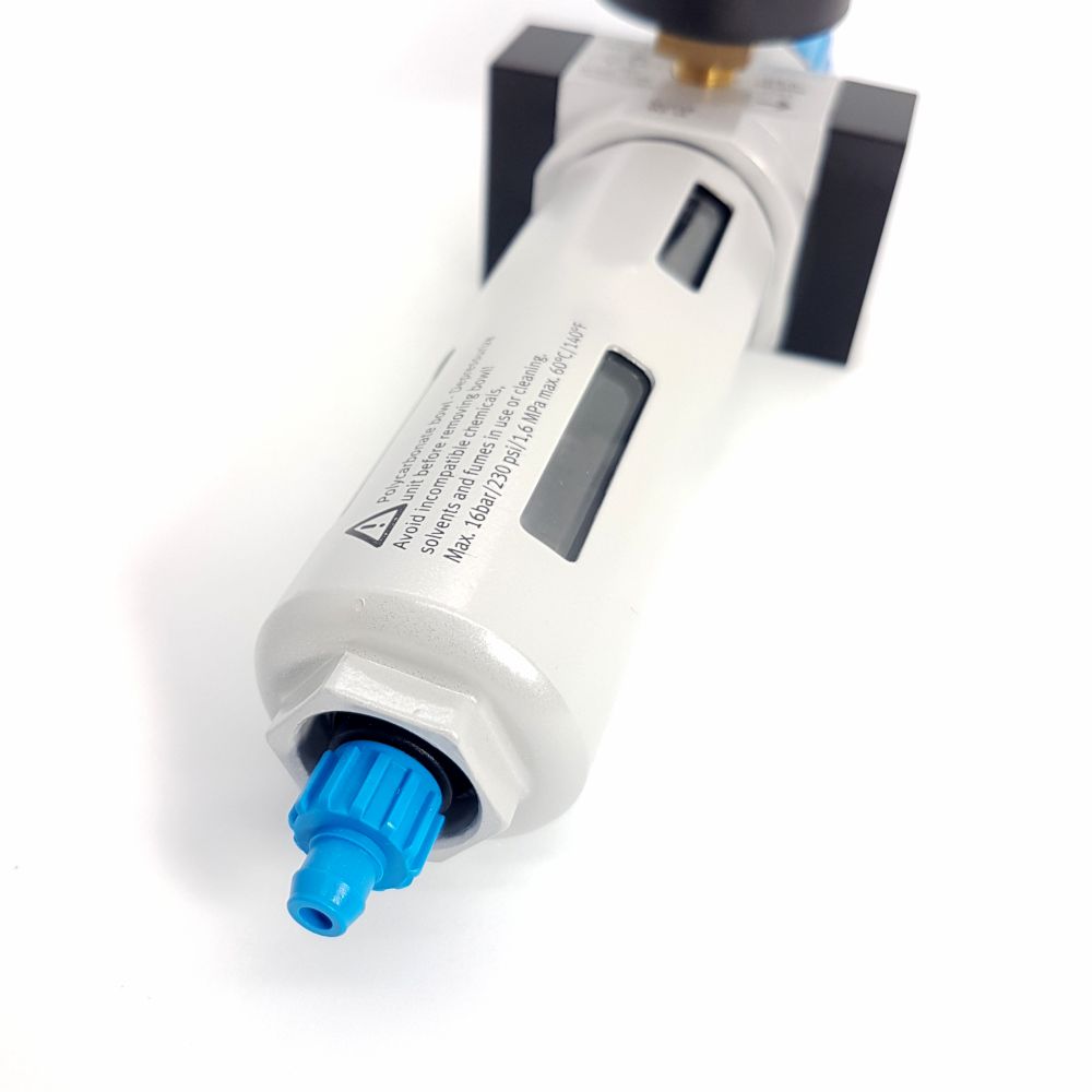 Filtro Regulador de pressão com Manômetro LFR-1/4-D-5M-MINI - Festo ...