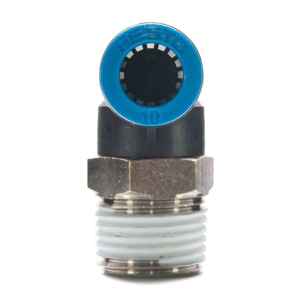 Conexão Pneumática Engate Rápido Tipo L QSL-1/2-10 Rosca 1/2 x 10mm ...