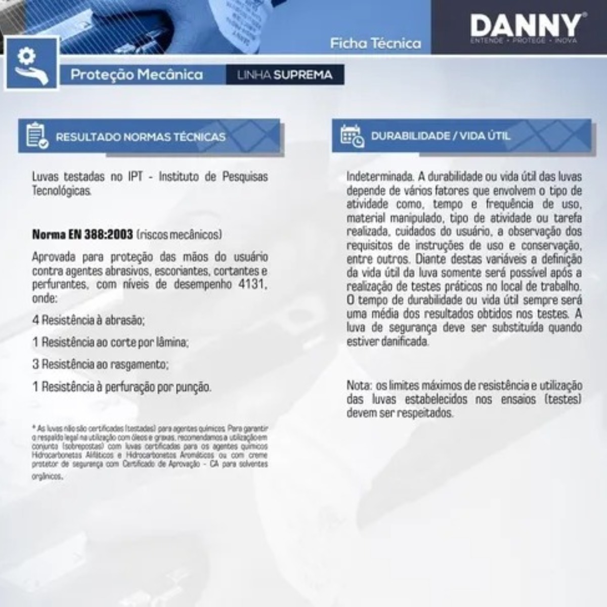 Luva de Segurança Maxiflex Endurance 3/4 -Danny - Engenorma