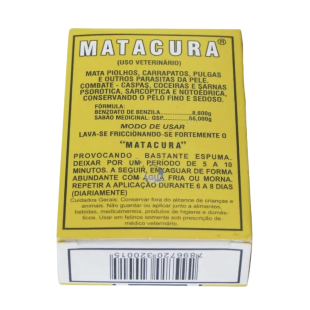 Sabonete Matacura - Sarnicida E Antipulgas- 80g - Acoper Online