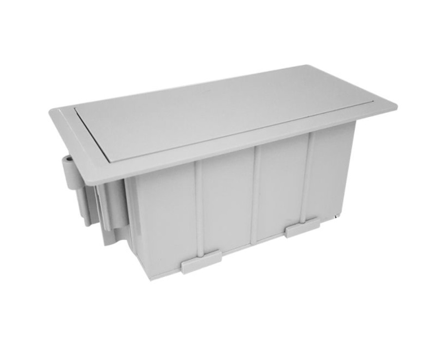 Caixa Tomadas Para Embutir Linha ABS Com 4 Tomadas 10A - QMF5-M3 - Dealmex