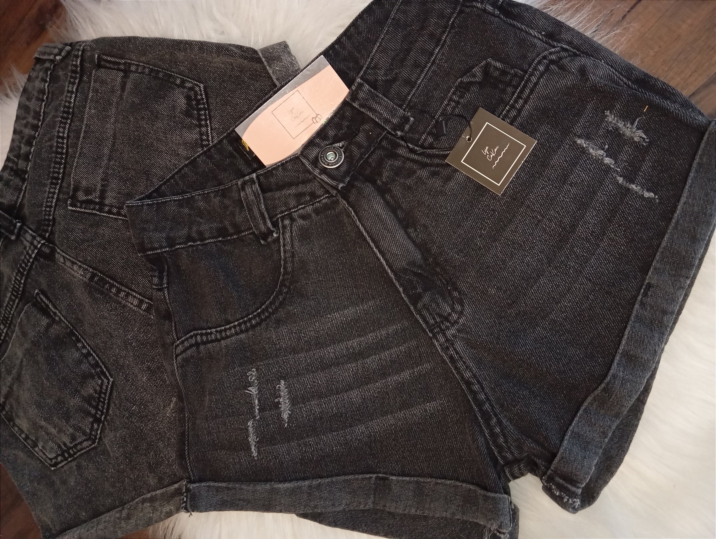 Short Jeans Grafite - Loja Cakau