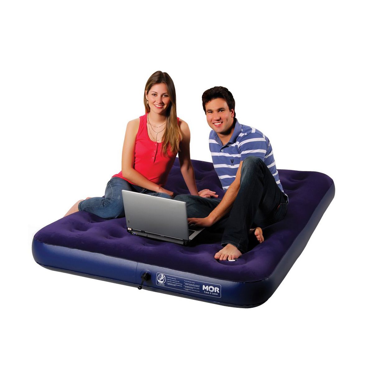 Colchão Inflável Casal Mor + Inflador Embutido + Kit Reparo - Suavi ... Colchão Inflável Casal Mor + Inflador Embutido + Kit Reparo - Suavi ...