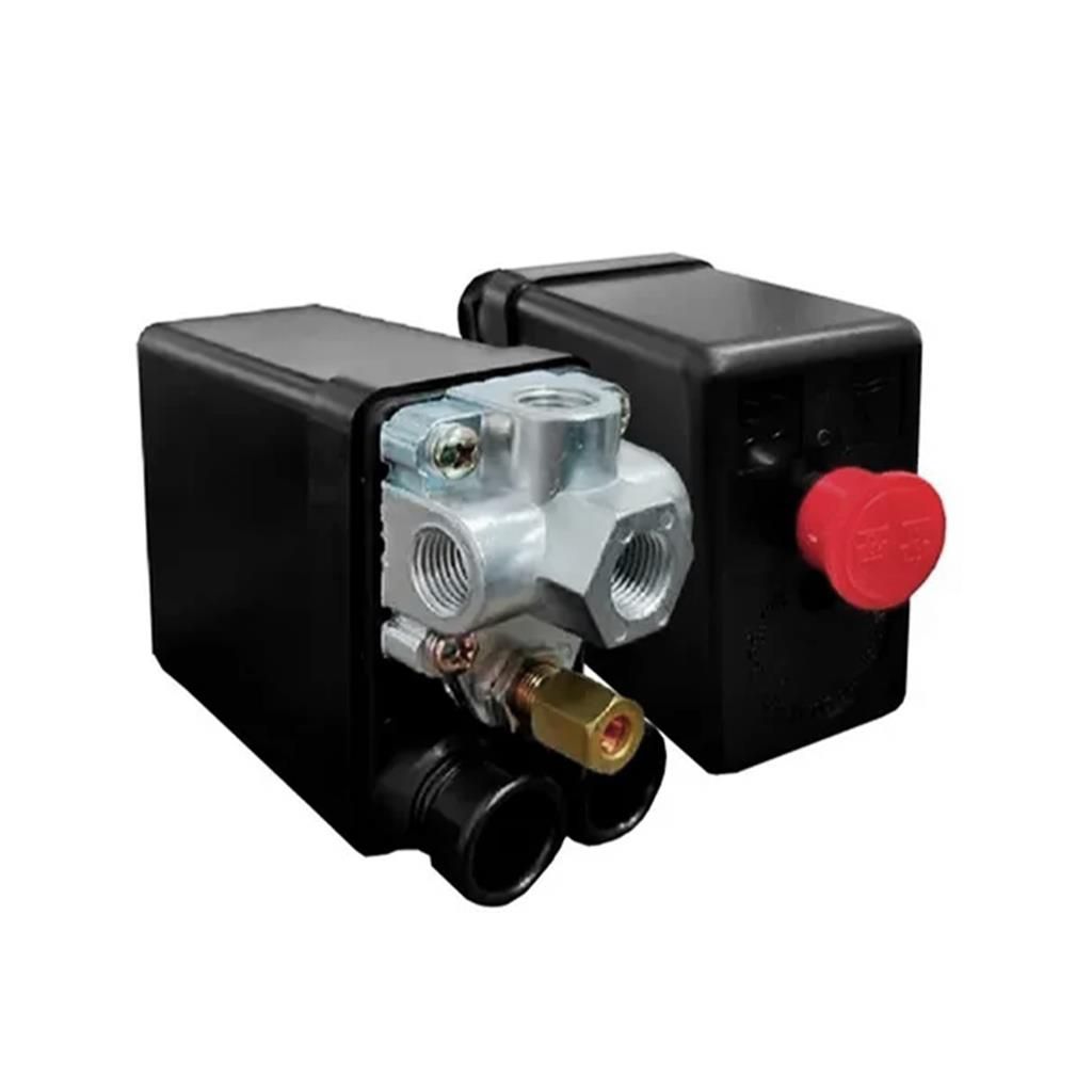Pressostato Automático Compressor De Ar 4 Vias 80/120 Libras - Suavi ...