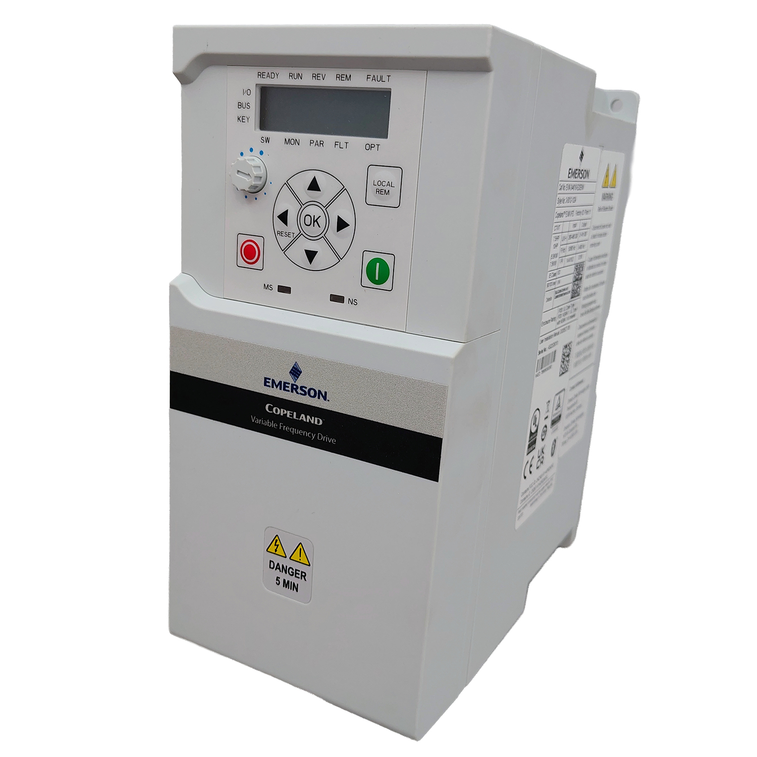 Inversor de Frequência Emerson 16A 380-440V 3F drive EVM344016 s ...