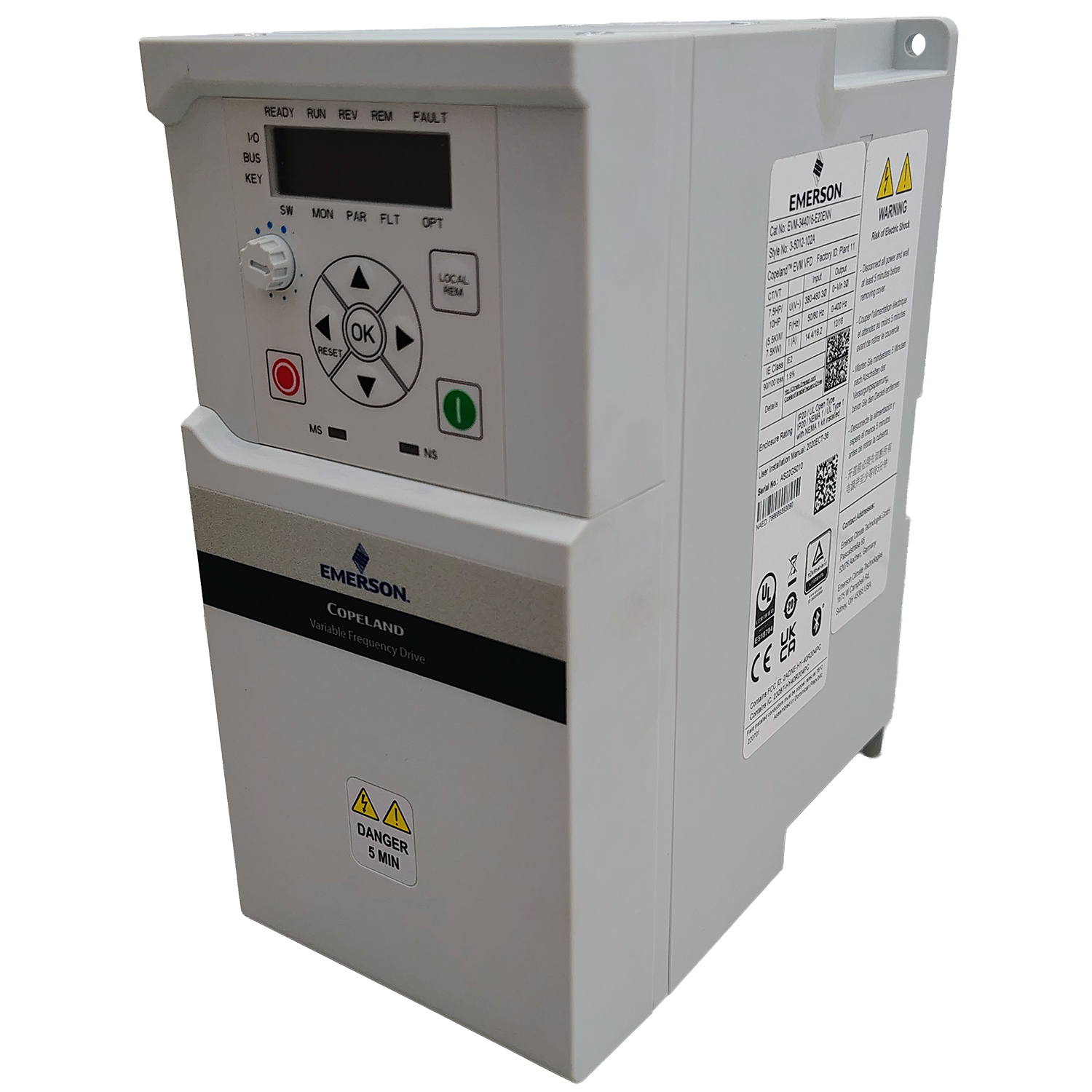 Inversor de Frequência Emerson 16A 380-440V 3F drive EVM344016 s ...