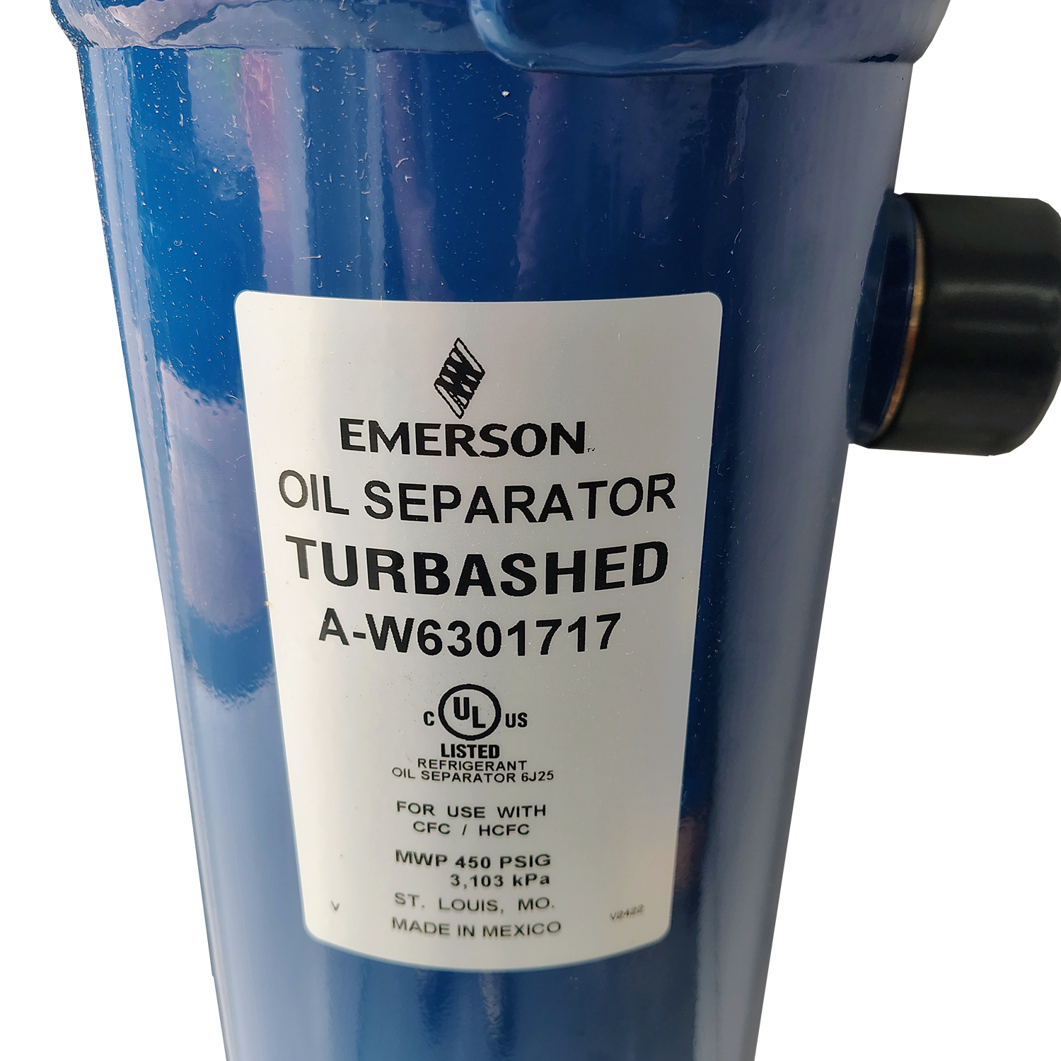 Separador de óleo Turbashed A-W 6301717 2.1/8“ solda - Emerson - Energy ...