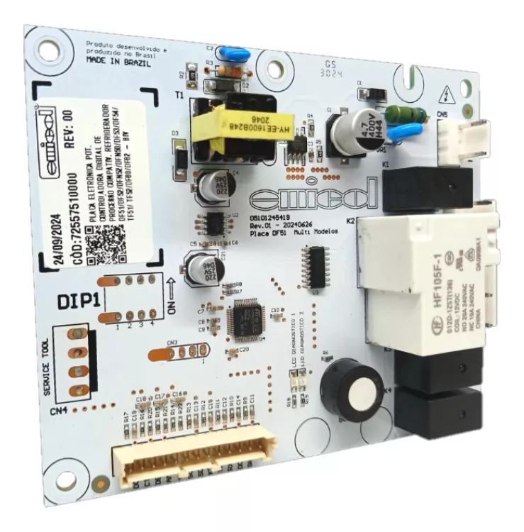 PLACA MULTIMODELOS DFN50 DF51 DF52 DF53 DF54 TF51 TF52 DF80 DF82 BIVOLT ...