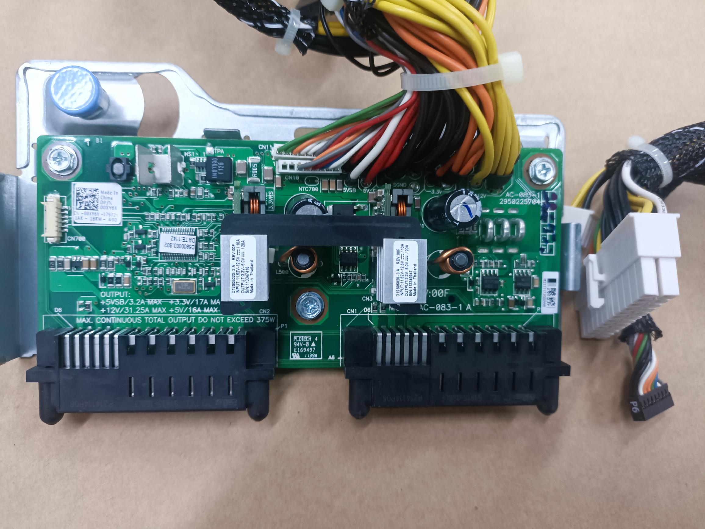 Placa Backplane Fonte Dell Poweredge T310 Power Distribution Board PDU ...
