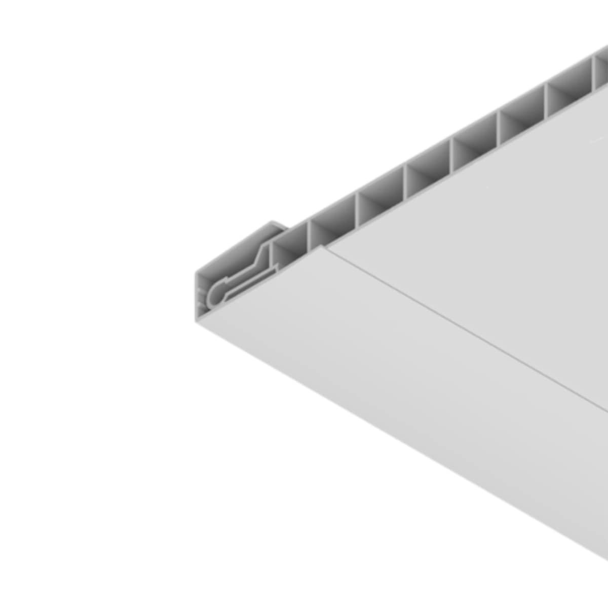 Perfil PVC Tipo U 6m Branco Multilit - Oca Pisos e Revestimentos