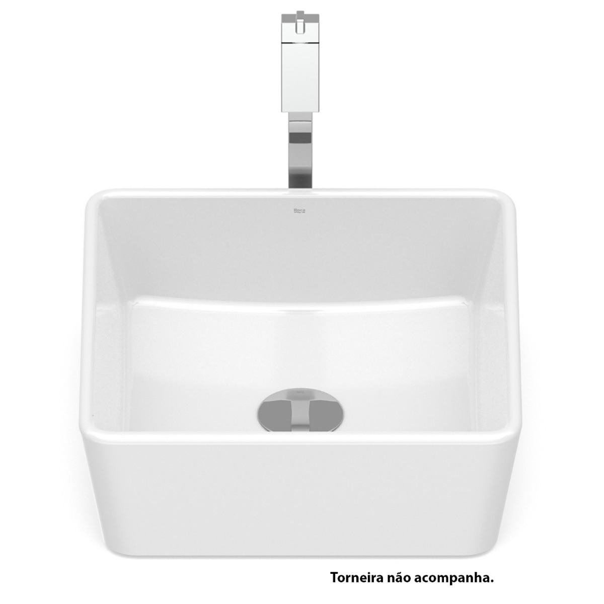 Cuba De Apoio Roca Quadrada Sem Mesa 35x35 Óptica CQ35 Branca - Oca ...