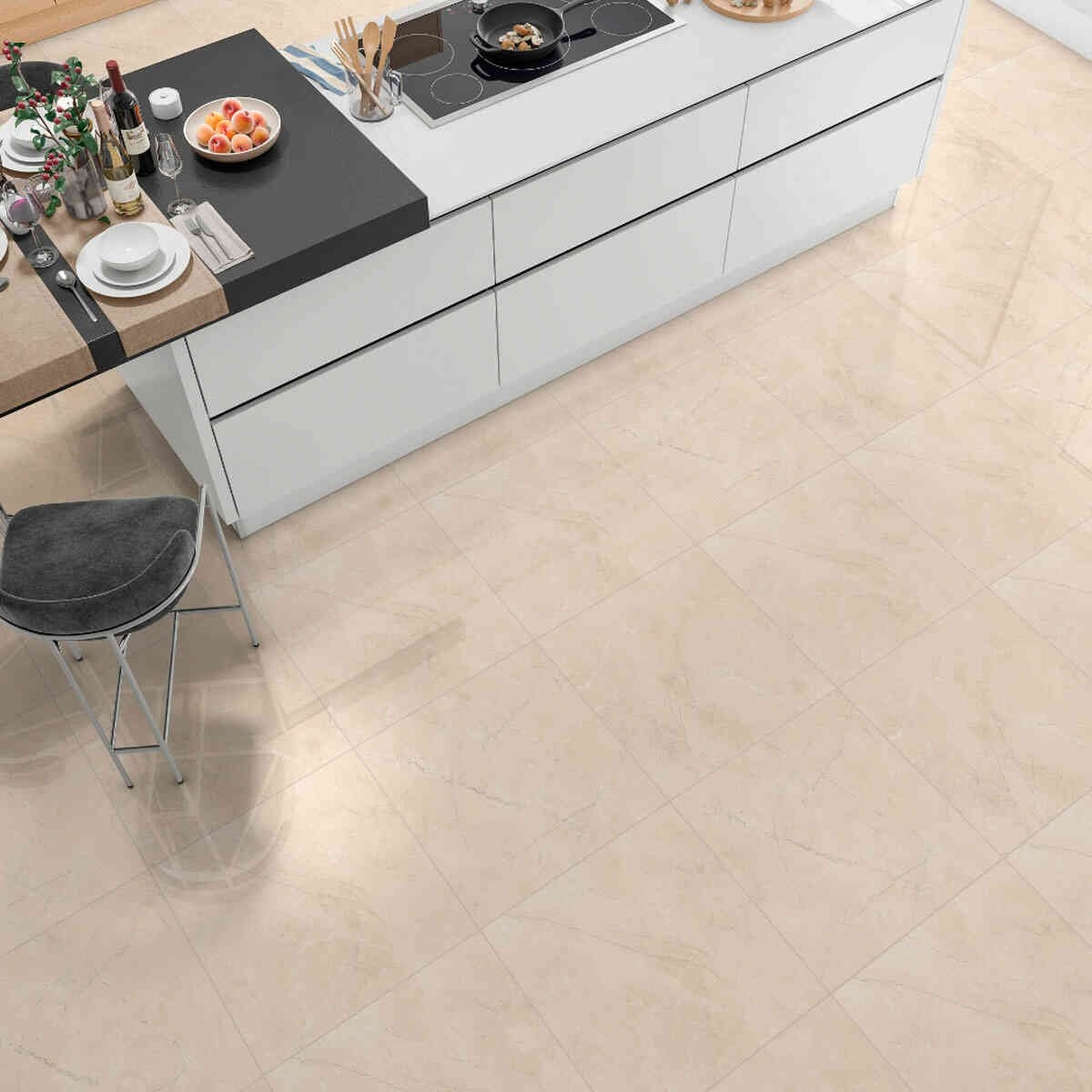 Piso Cerâmico Arielle Bonanza 54x54cm Cx/2,62m² - Oca Pisos e Revestimentos