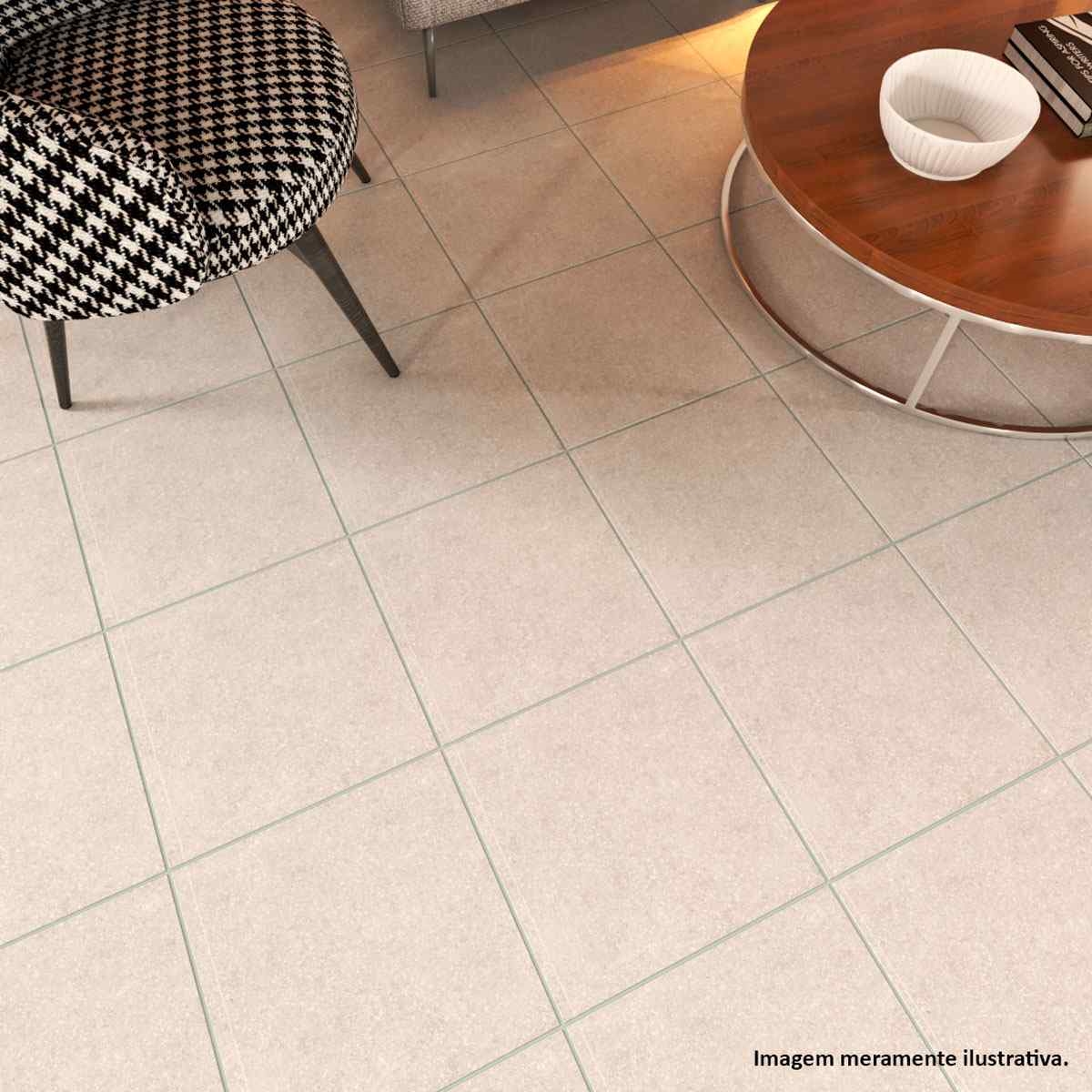 Piso Cerâmico Cristofoletti Acetinado 45x45 Concret City Cx/2,25m² ...